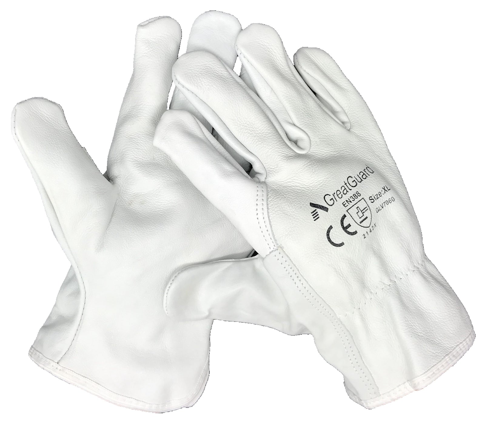 Rigger Gloves Cow Grain Hide (Pack of 12,from $4.30/pair)