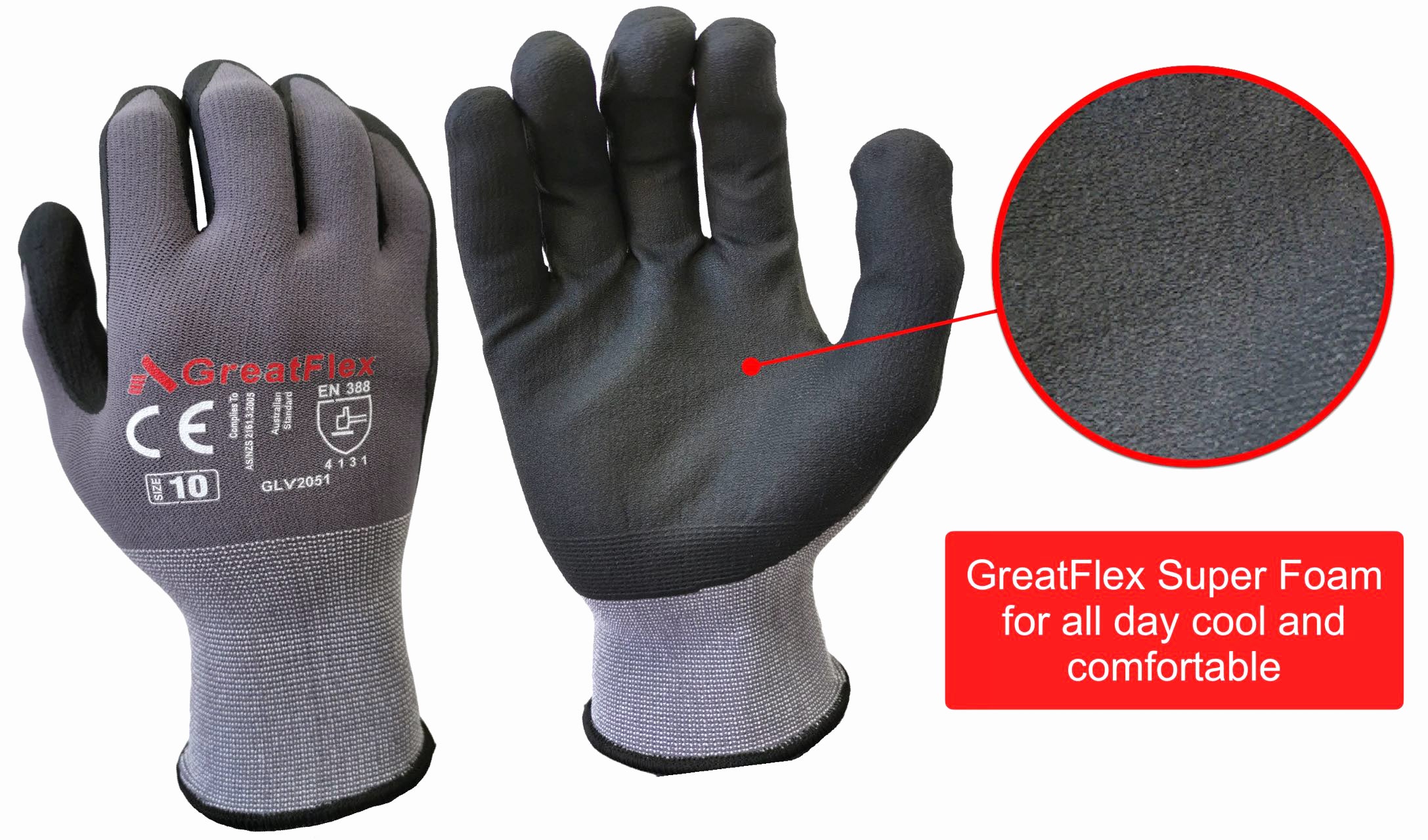 Nitrile Work Safety Gloves SupaFlex Maxiflex GreatFlex (Pack of 12,from ...